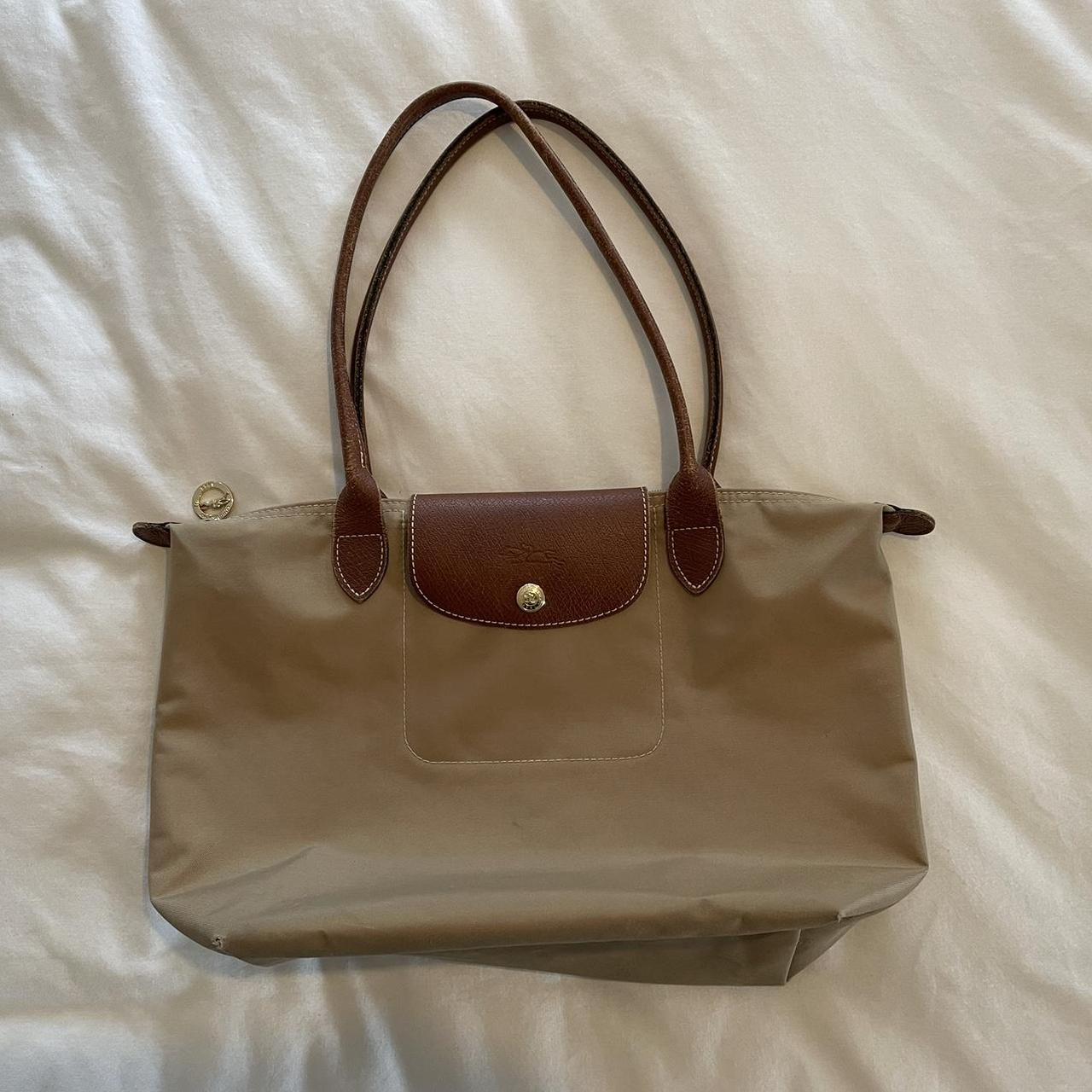 beige medium long champ tote bag Dimensions : 28... - Depop