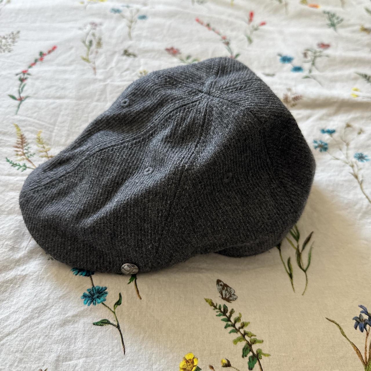 Grey wool blend flat cap #flatcap Tagged as a S/M | Depop