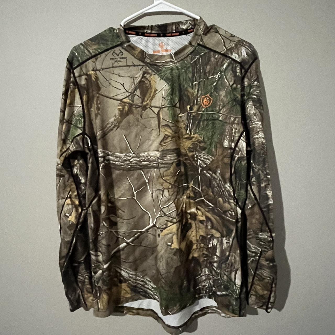Game winner camo long sleeve shirt #camo #hunting... - Depop