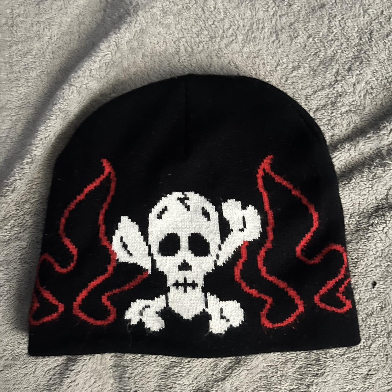 Fire skeleton hat - Depop