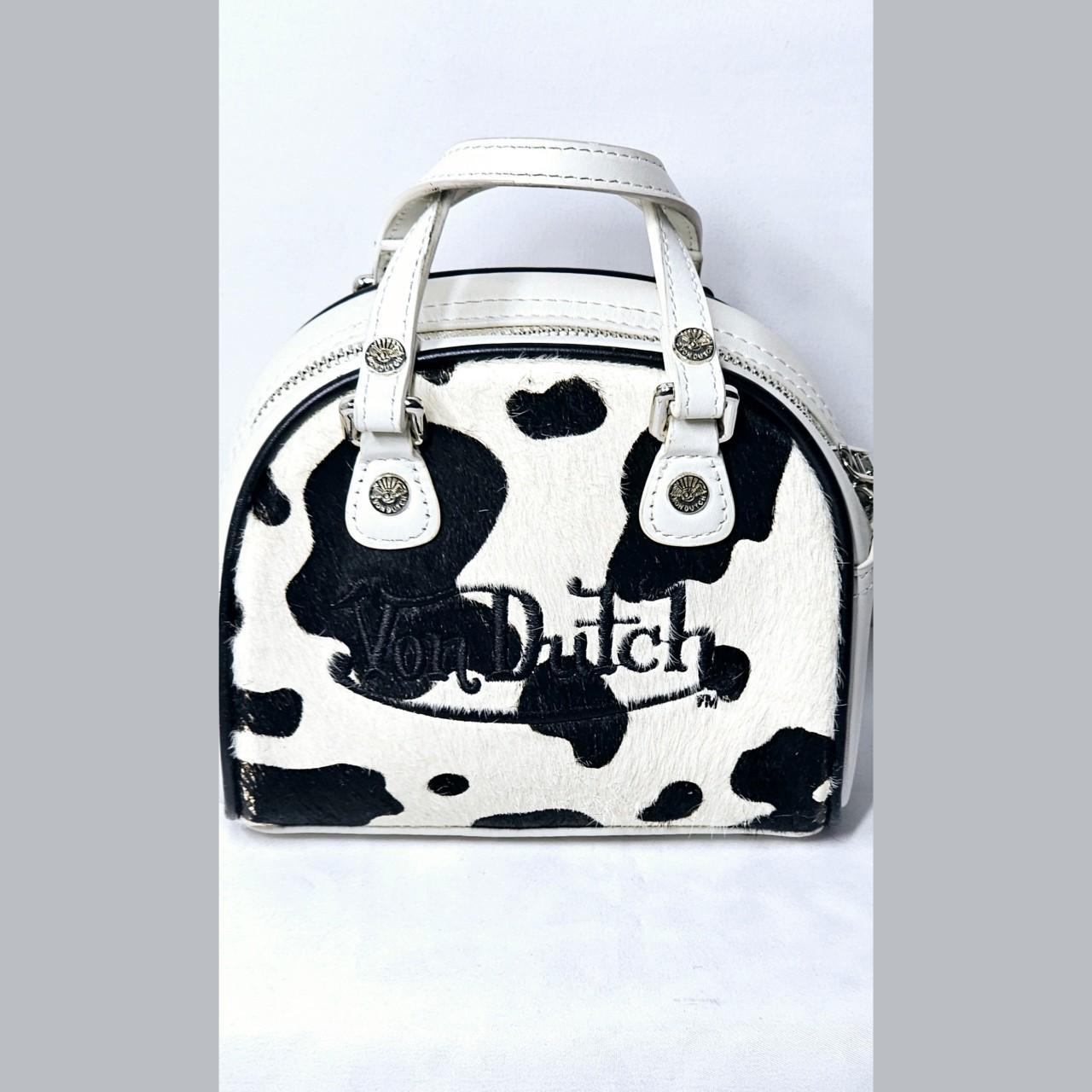 Mini Cow Print Von Dutch Handbag Limited edition... - Depop