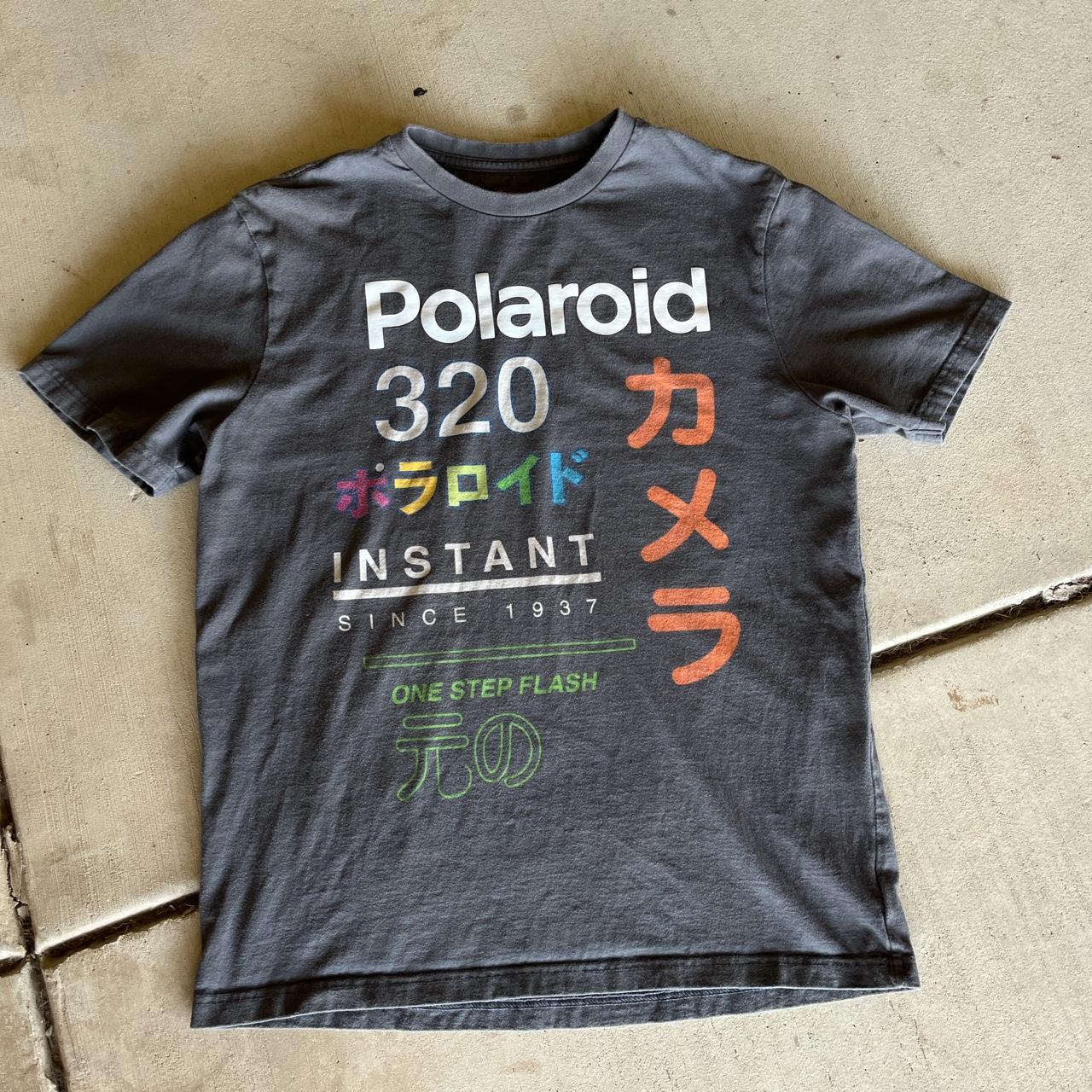Grey Polaroid T - Depop