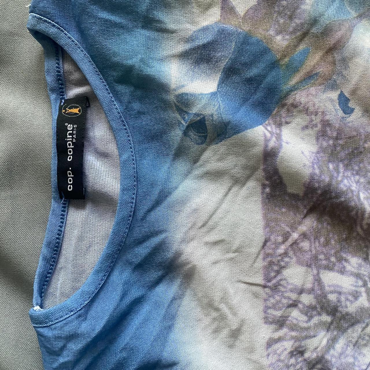 Cop Copine Paris Folklore quarter sleeve contrast... - Depop