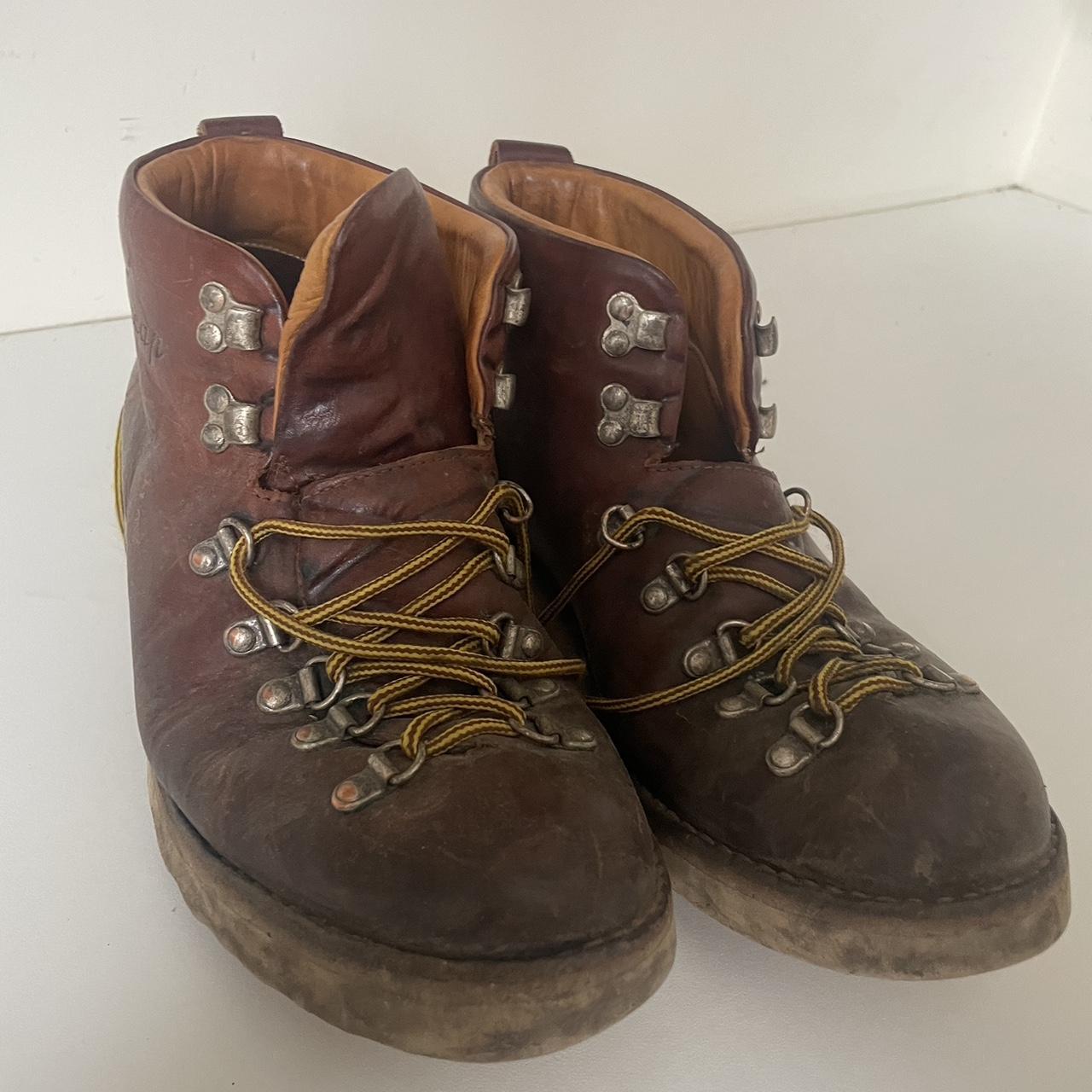 Fracap handmade Italian hiking leather boots - Depop