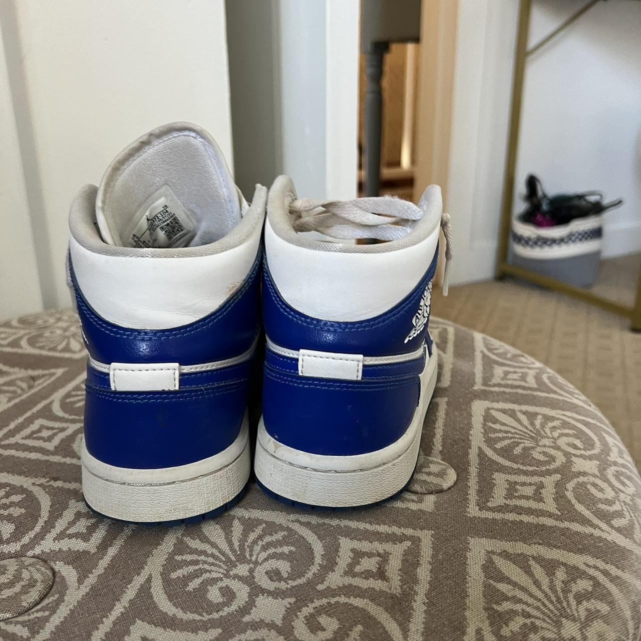 Blue Nike Jordan’s - Depop