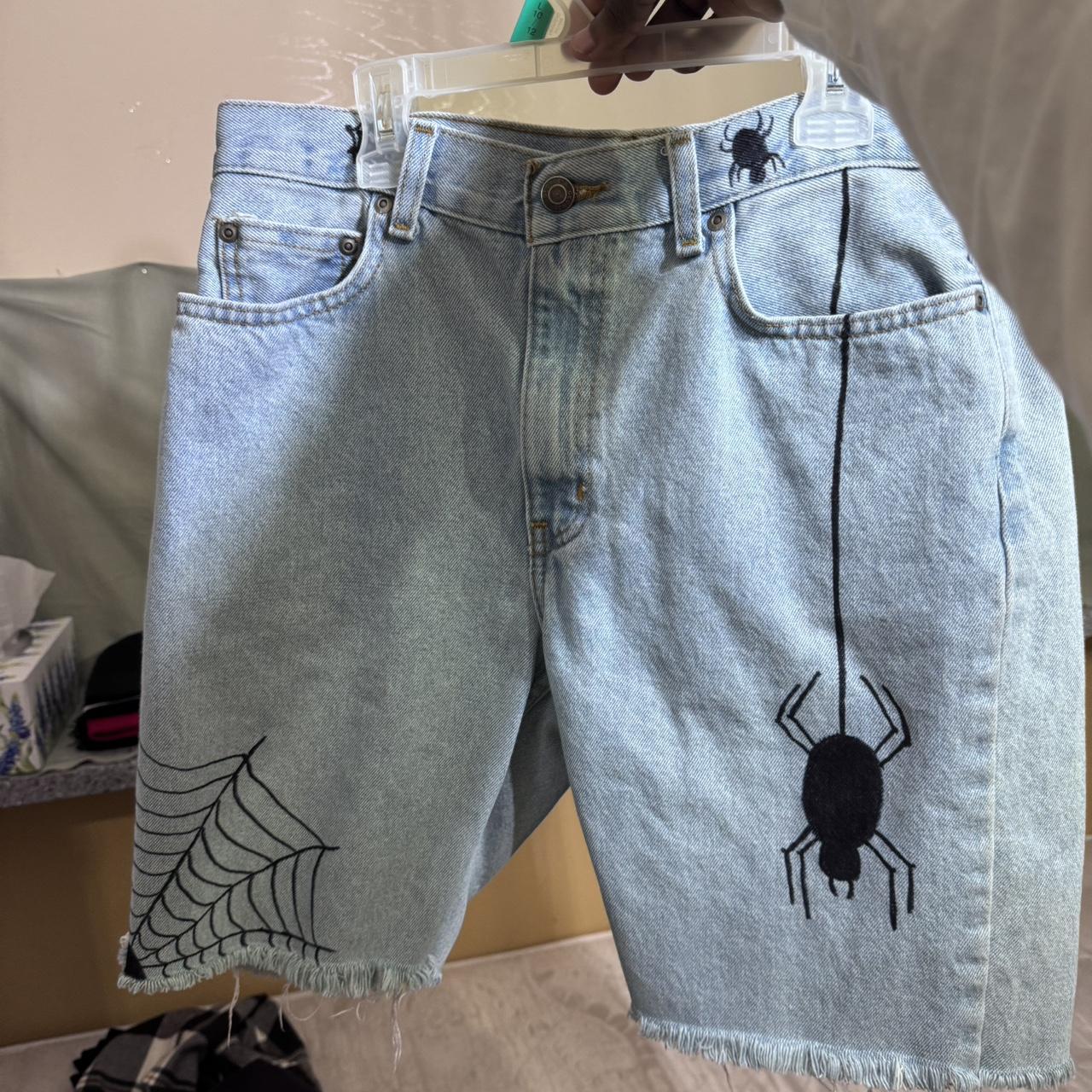 Spider jorts - Depop