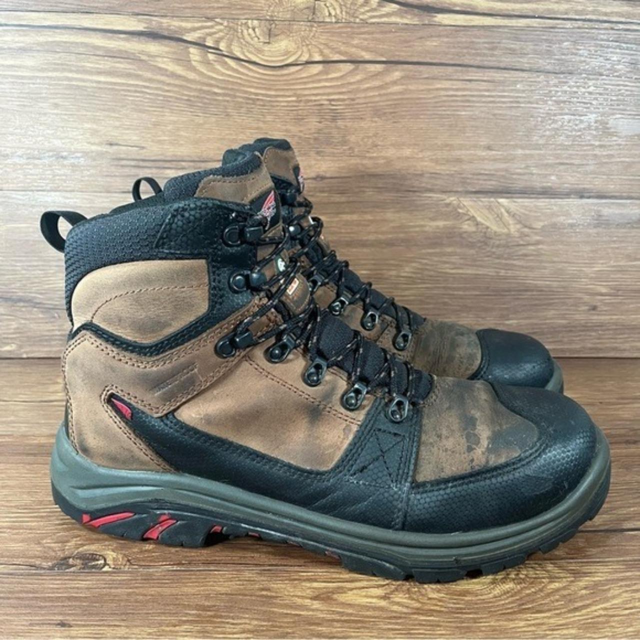 Red Wing Tradesman 3519 Brown Leather Waterproof... - Depop