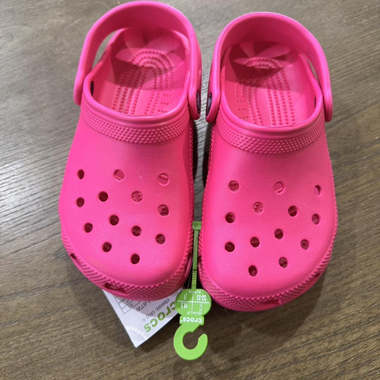 Pink Crocs Classic Clog #Crocs Kids size 1 Brand... | Depop