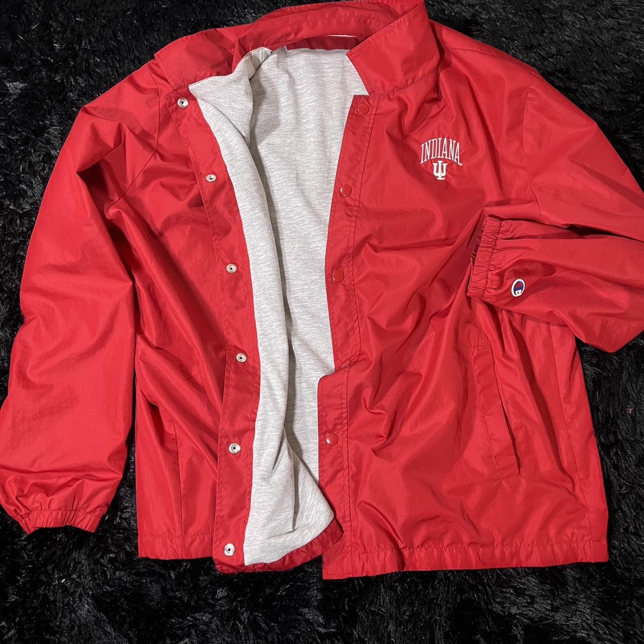 Clean Champion IU Indiana jacket - Depop
