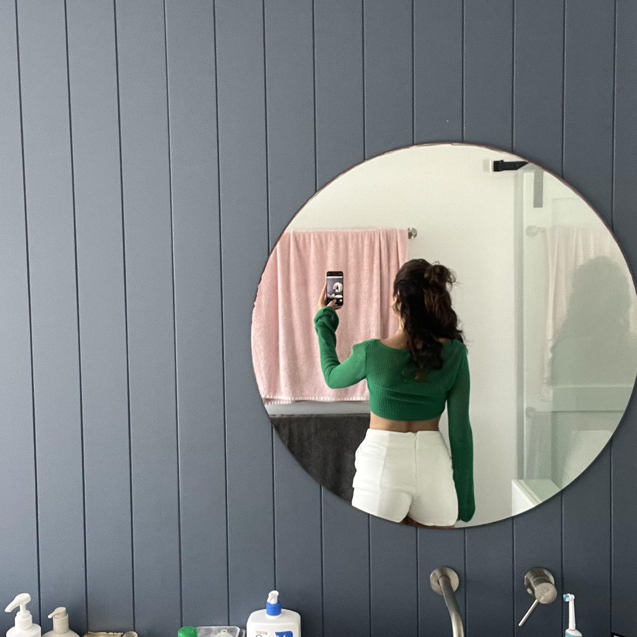 Glassons green long sleeve knit top | Depop