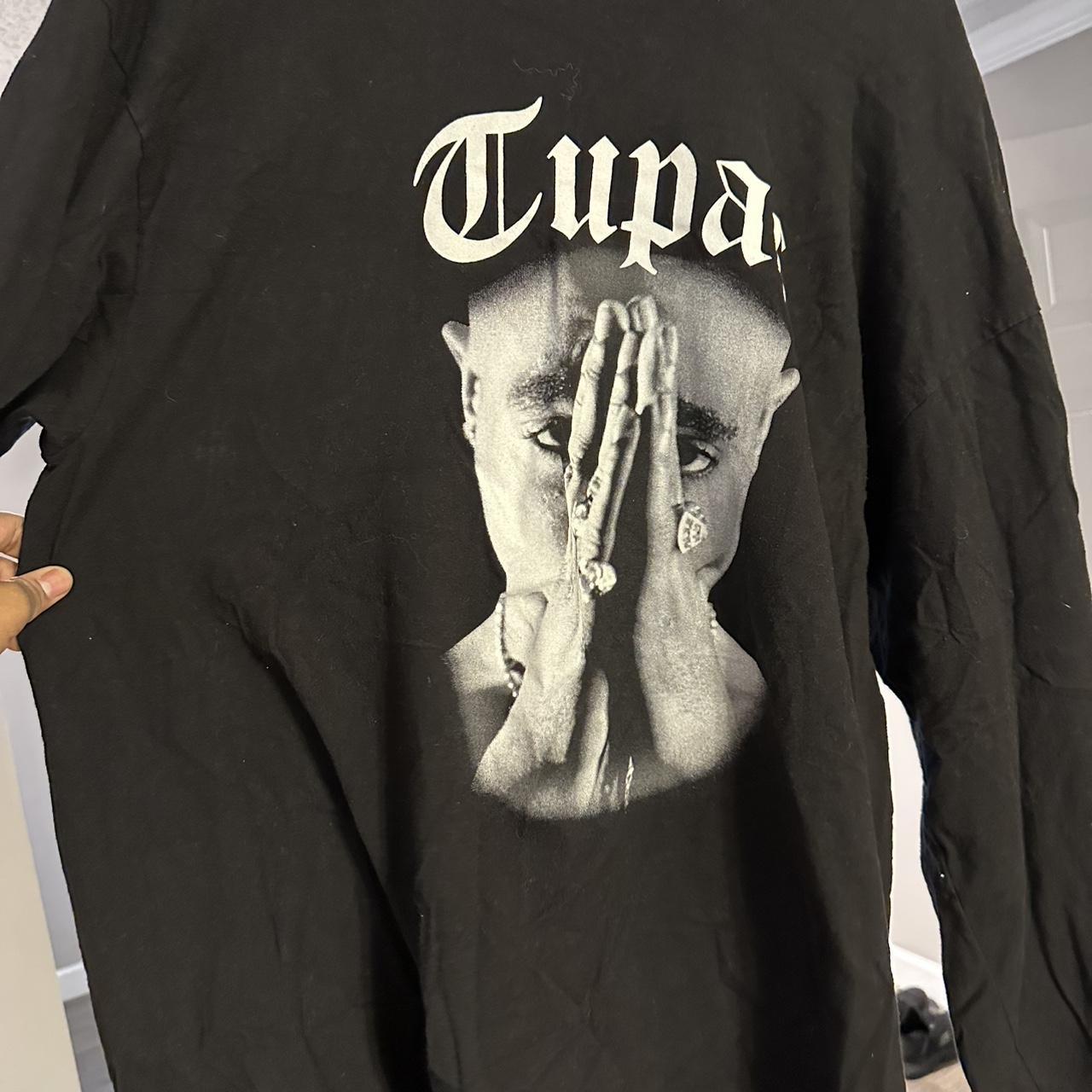 2pac cross colors collab size XL barley worn... | Depop