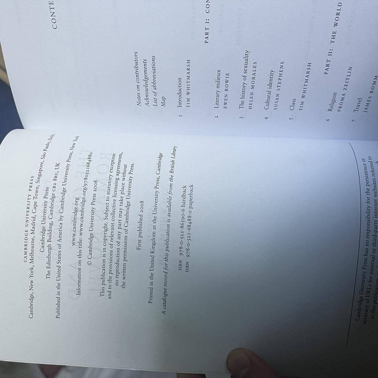 The Greek and Roman novel textbook by Tim Whitmarsh... - Depop