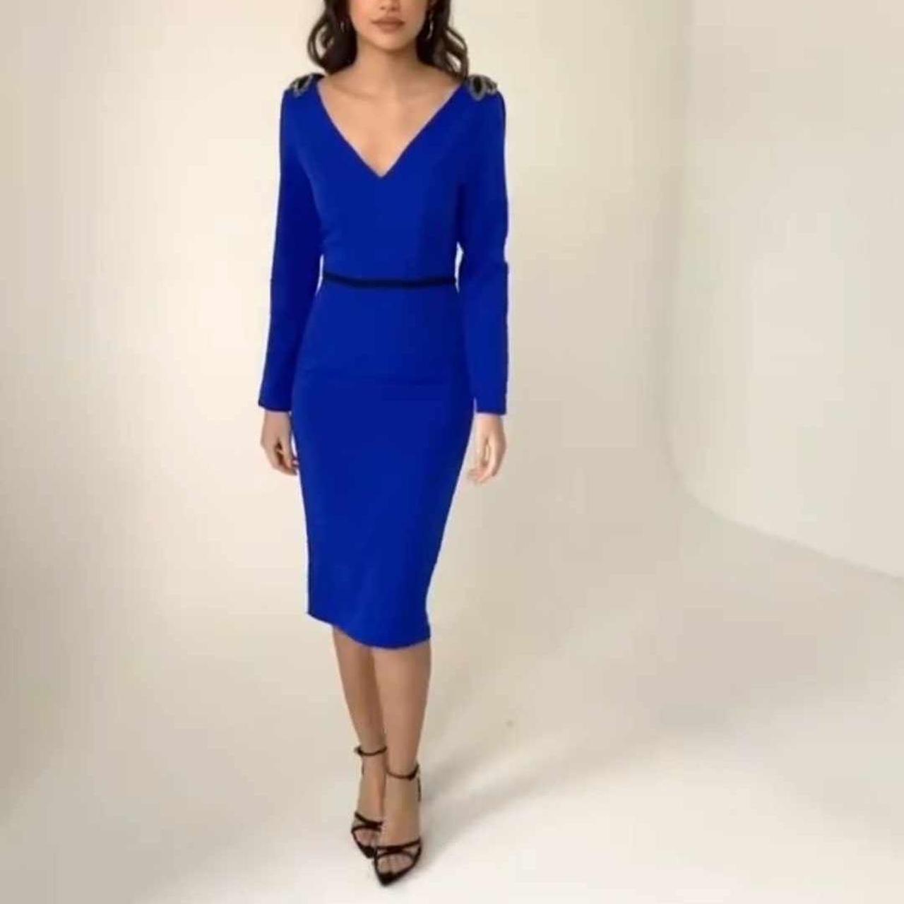 8th Sign cobalt blue dress Never worn, brand... - Depop