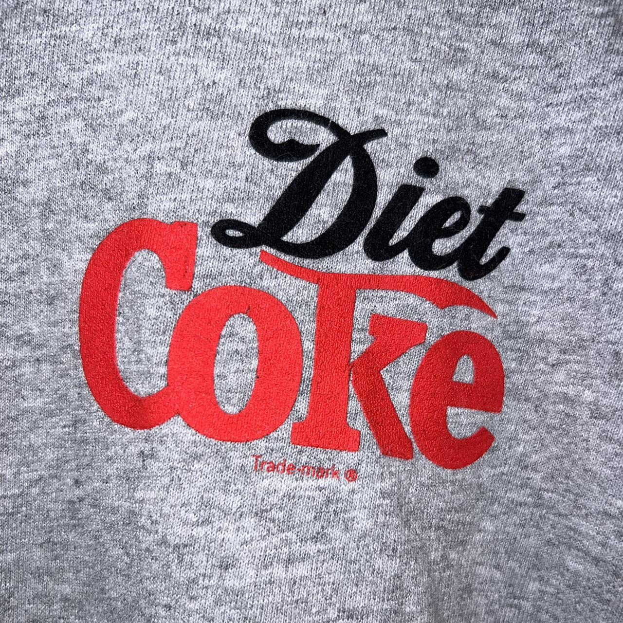 Official coca-cola merch, Large grey graphic long... - Depop