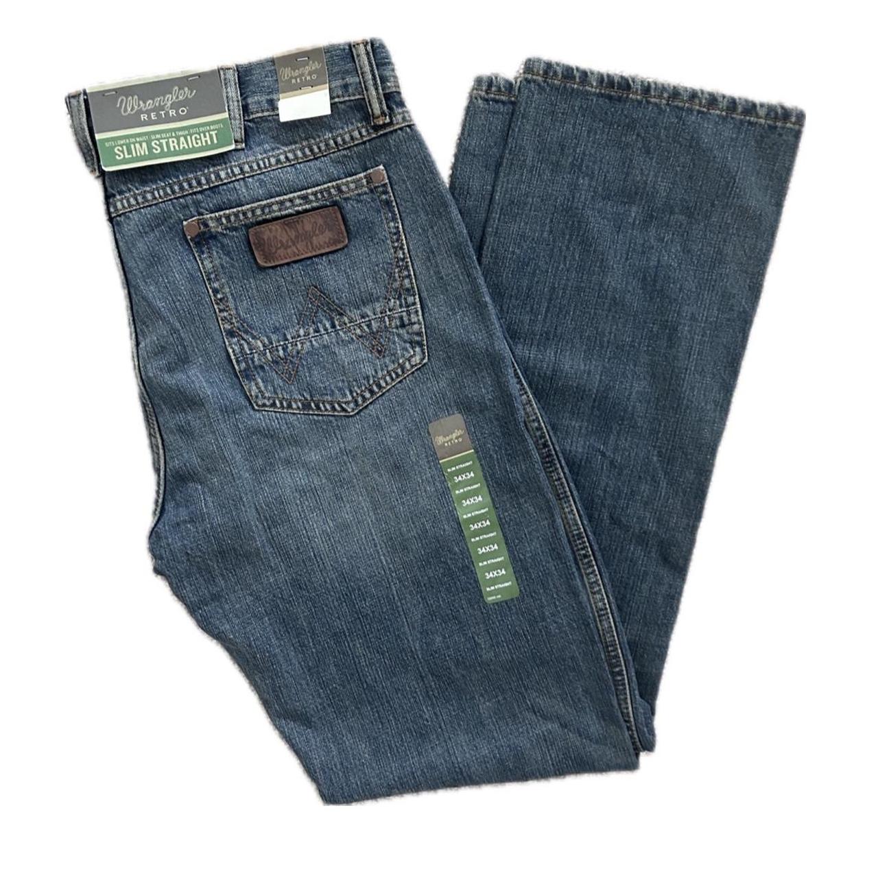 Wranglers Retro Slim straight fit With tags brand new - Depop