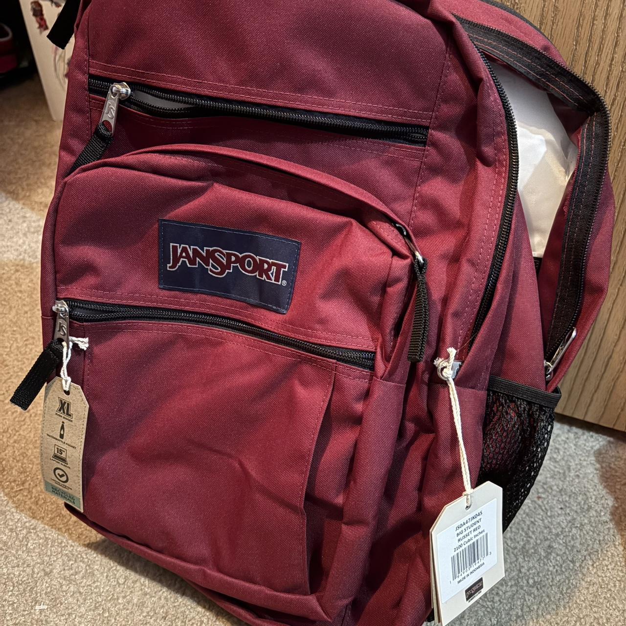 Red jansport backpack never used! New with... | Depop