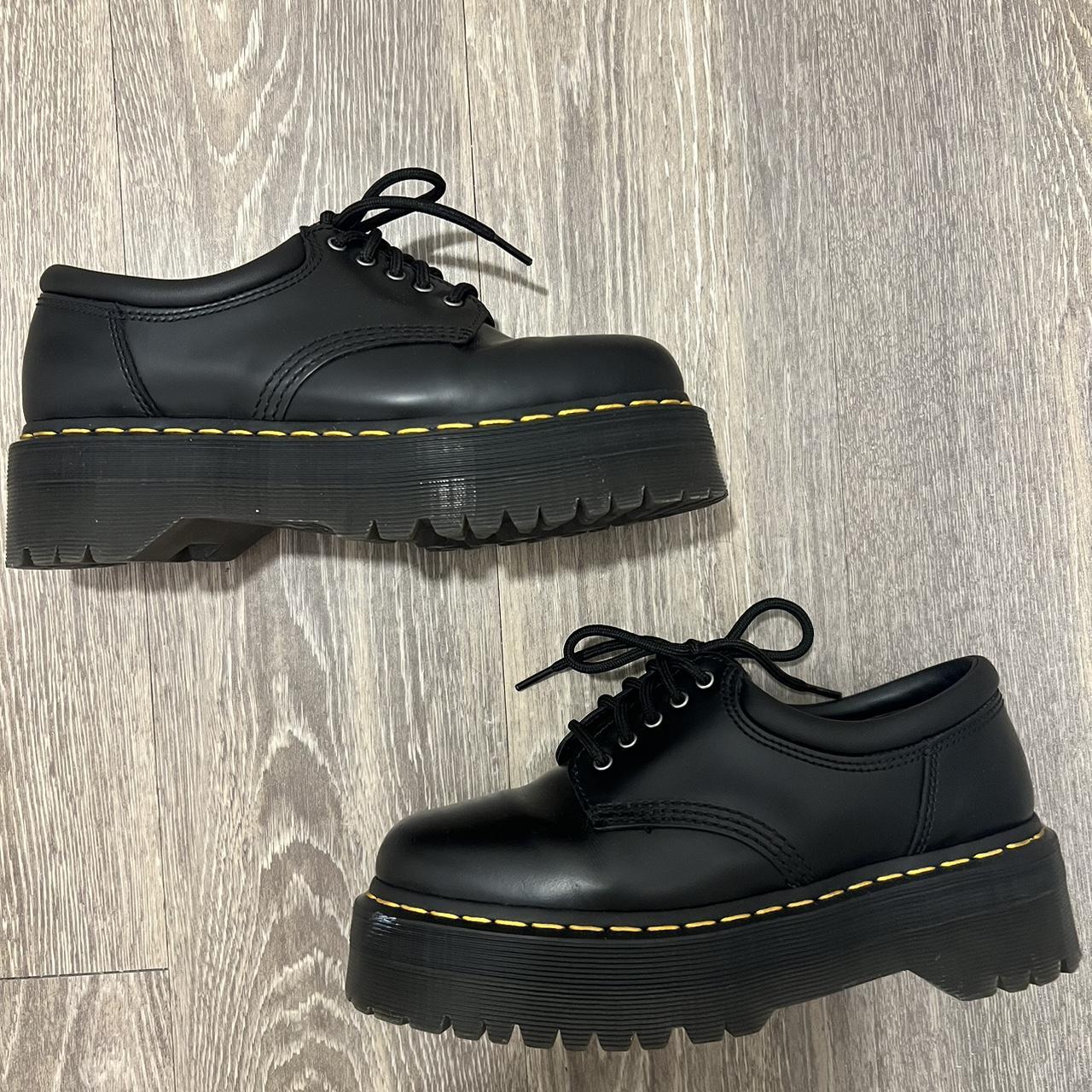 Doc martens 8053 leather platform oxfords in... - Depop