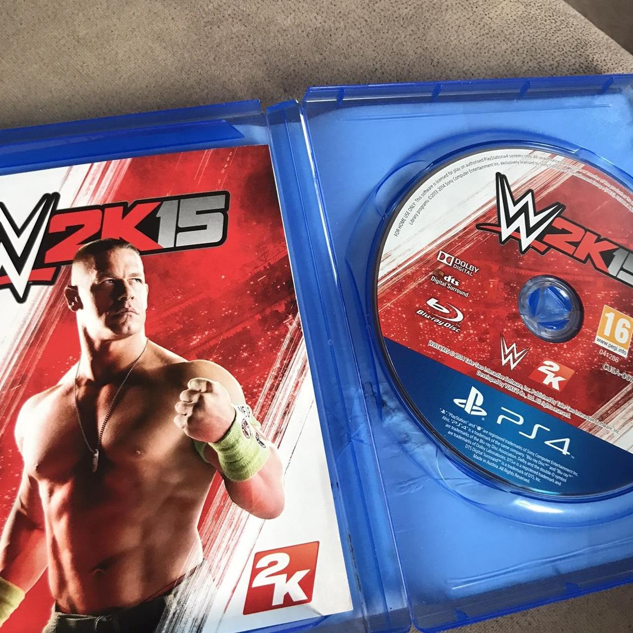 WWE 2K15 Sony PlayStation 4 PS4 Wrestling Game - Depop