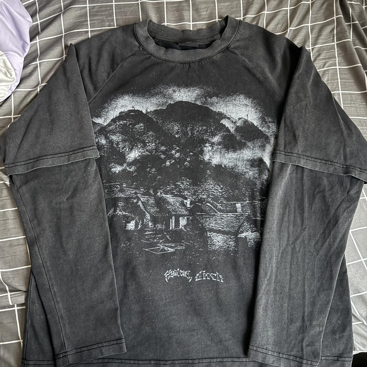 Ditch La x Synical 2 layer t shirt super cool tee... | Depop