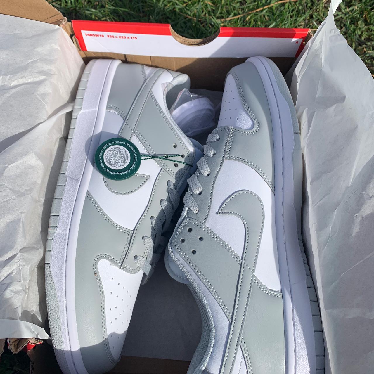 Nike Dunks Og GRAY 9.5 new w box - Depop