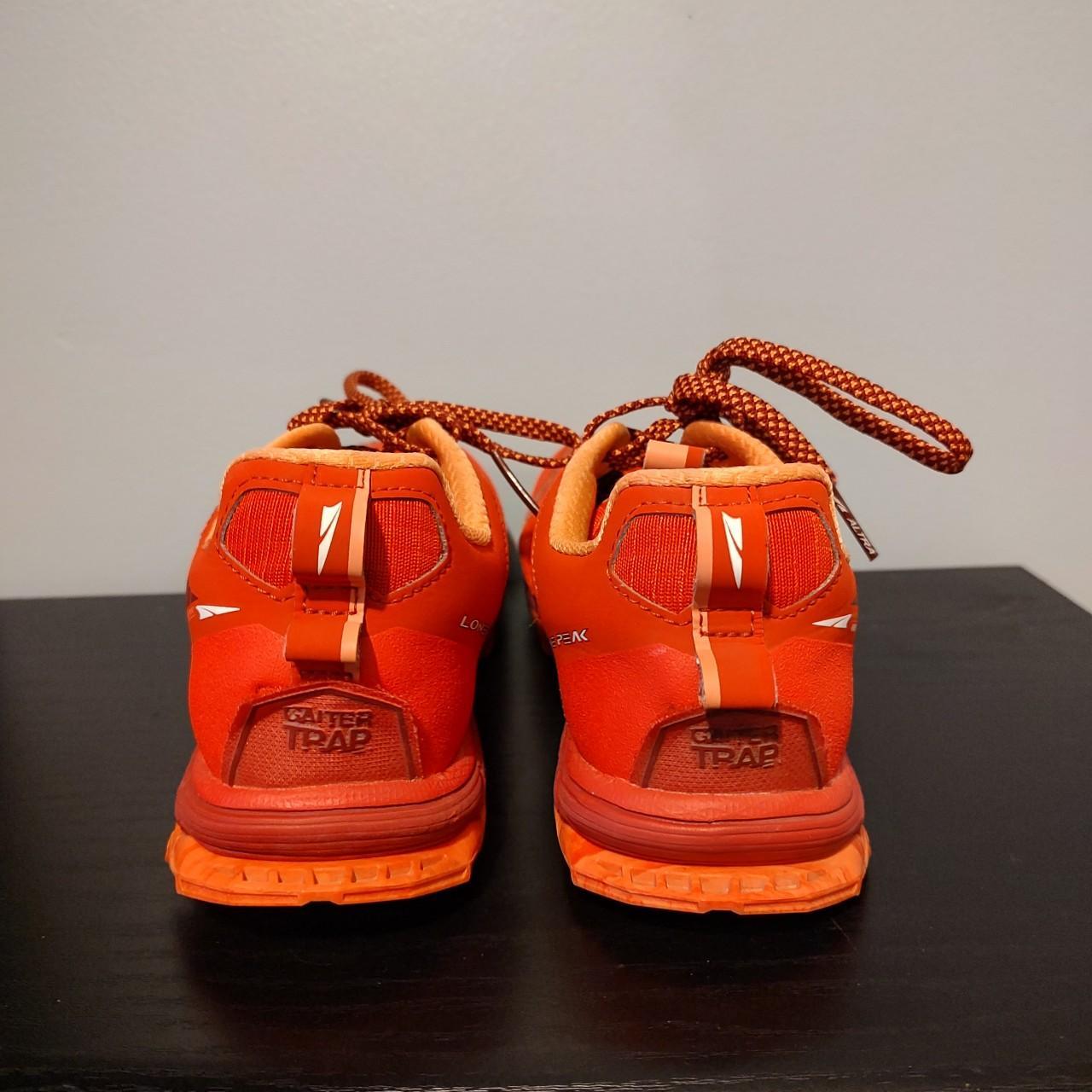 Red and orange Altra trail running shoes, women's... - Depop