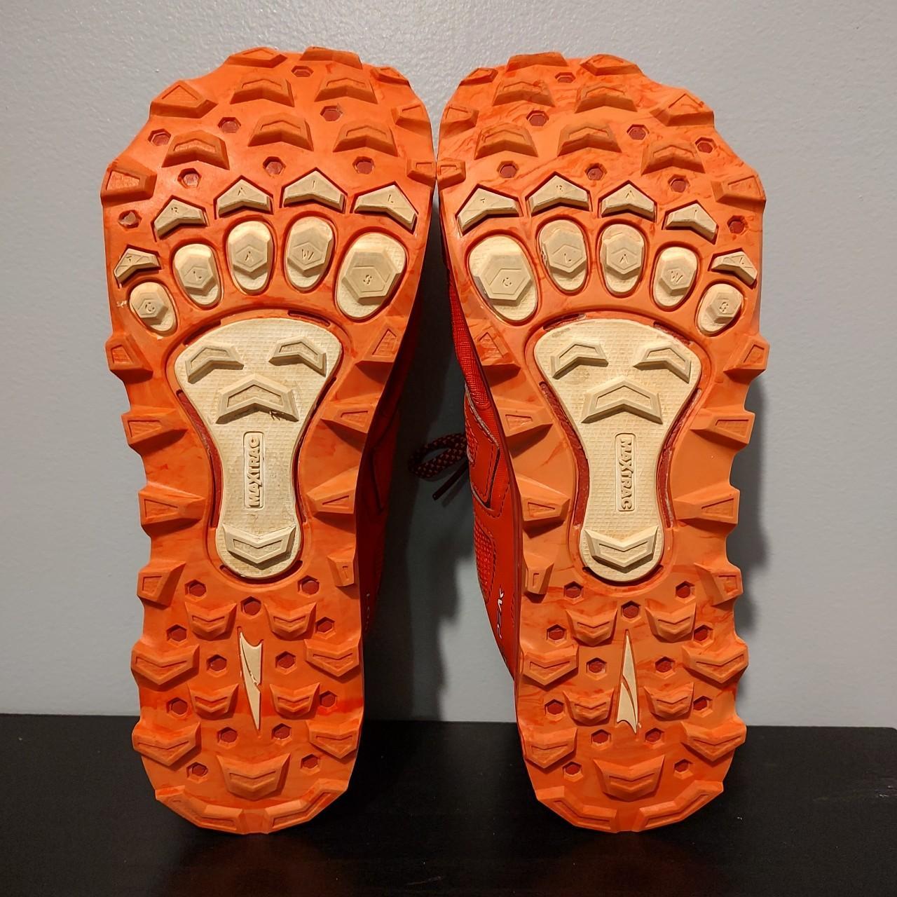 Red and orange Altra trail running shoes, women's... - Depop