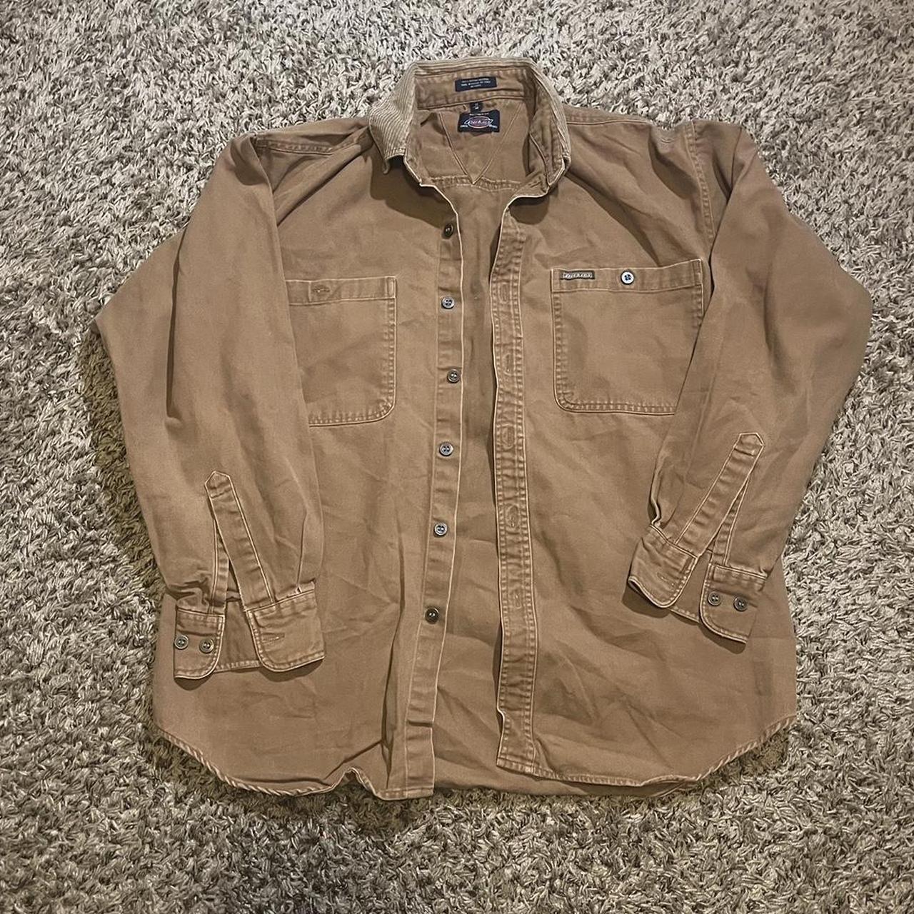 Dickies button up jacket, men’s Medium, Perfect... - Depop