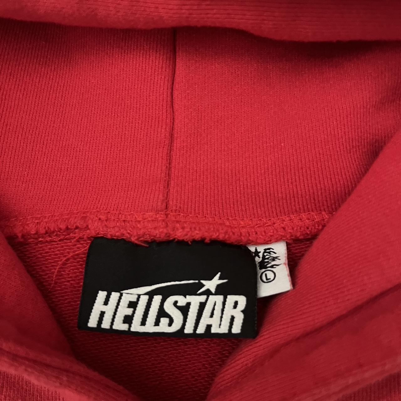 only wear once Red Hellstar Records hoodie #punkrock... | Depop