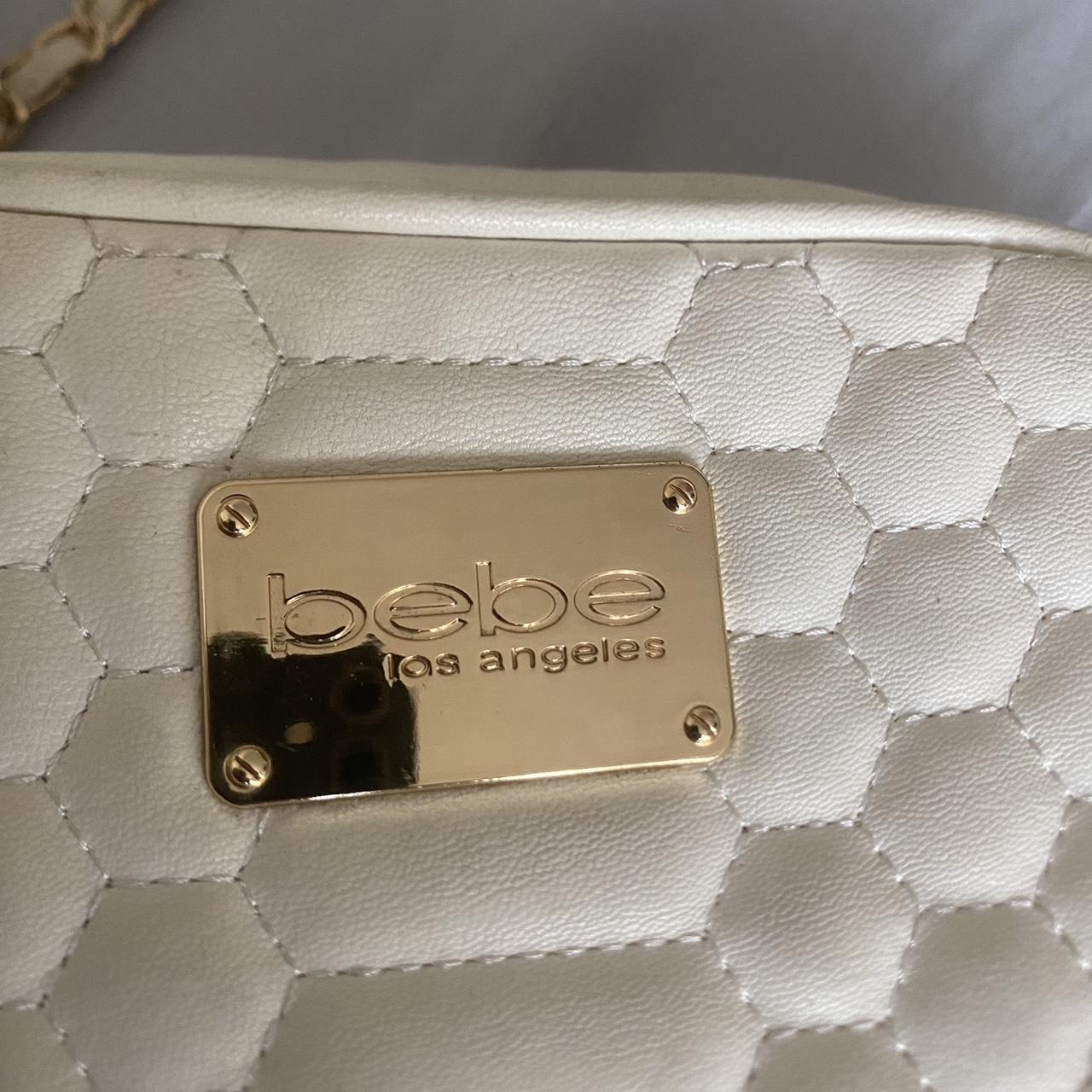 Selling bebe small shoulder bag used needs a cleaning - Depop