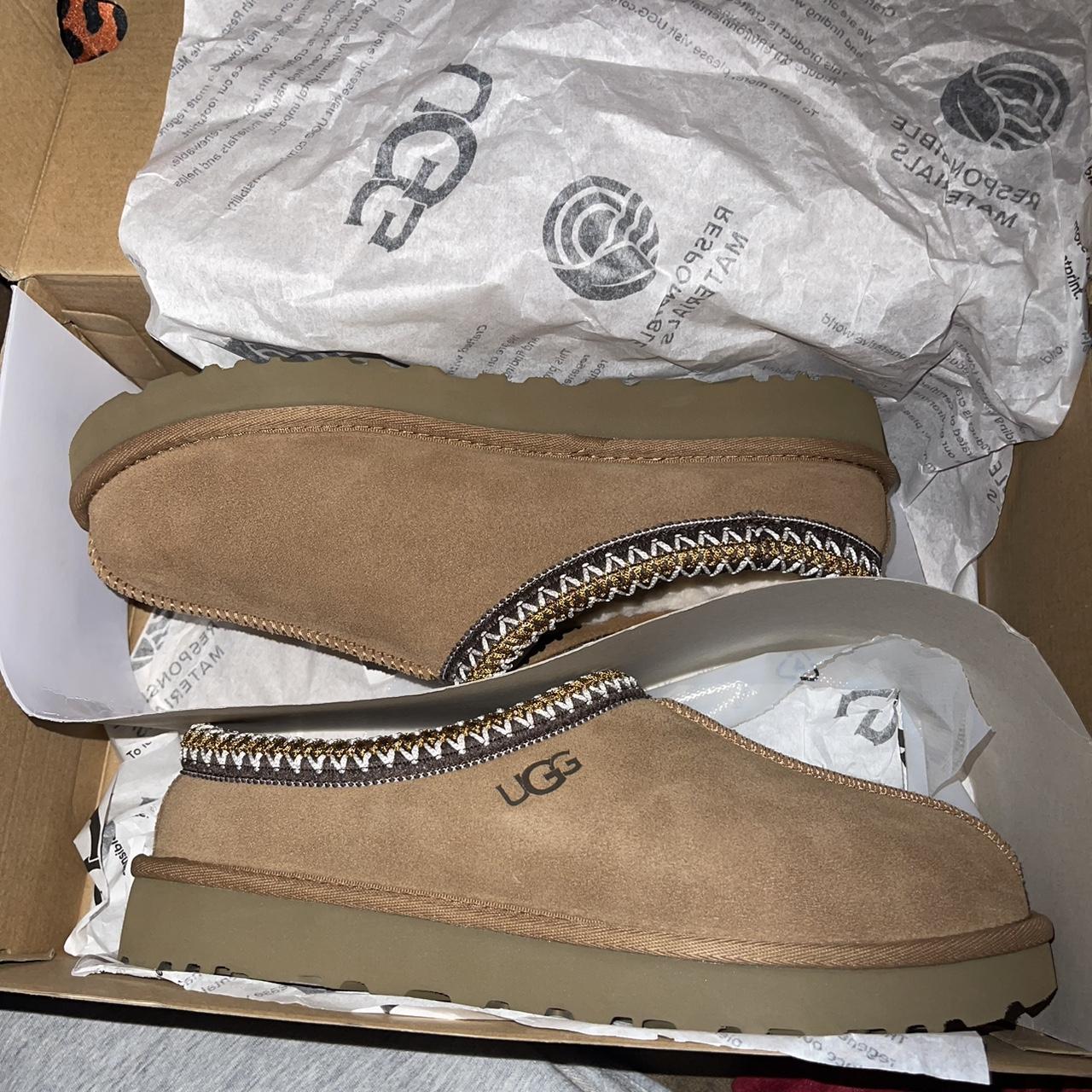 UGG Women's Tasman Slipper, Chestnut, US W9 - Depop