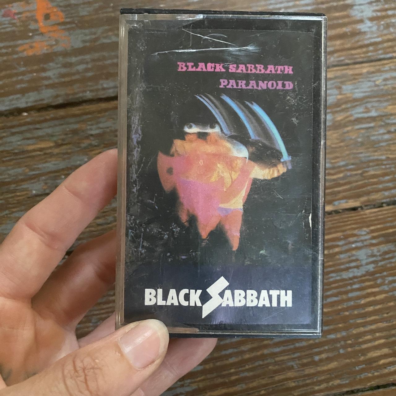 vintage Black Sabbath paranoid cassette tape from... - Depop