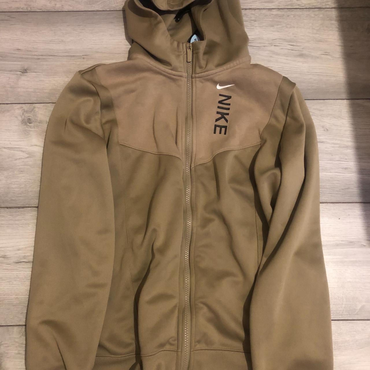 XS mens Nike cream tracksuit. Worn twice, No defects. - Depop