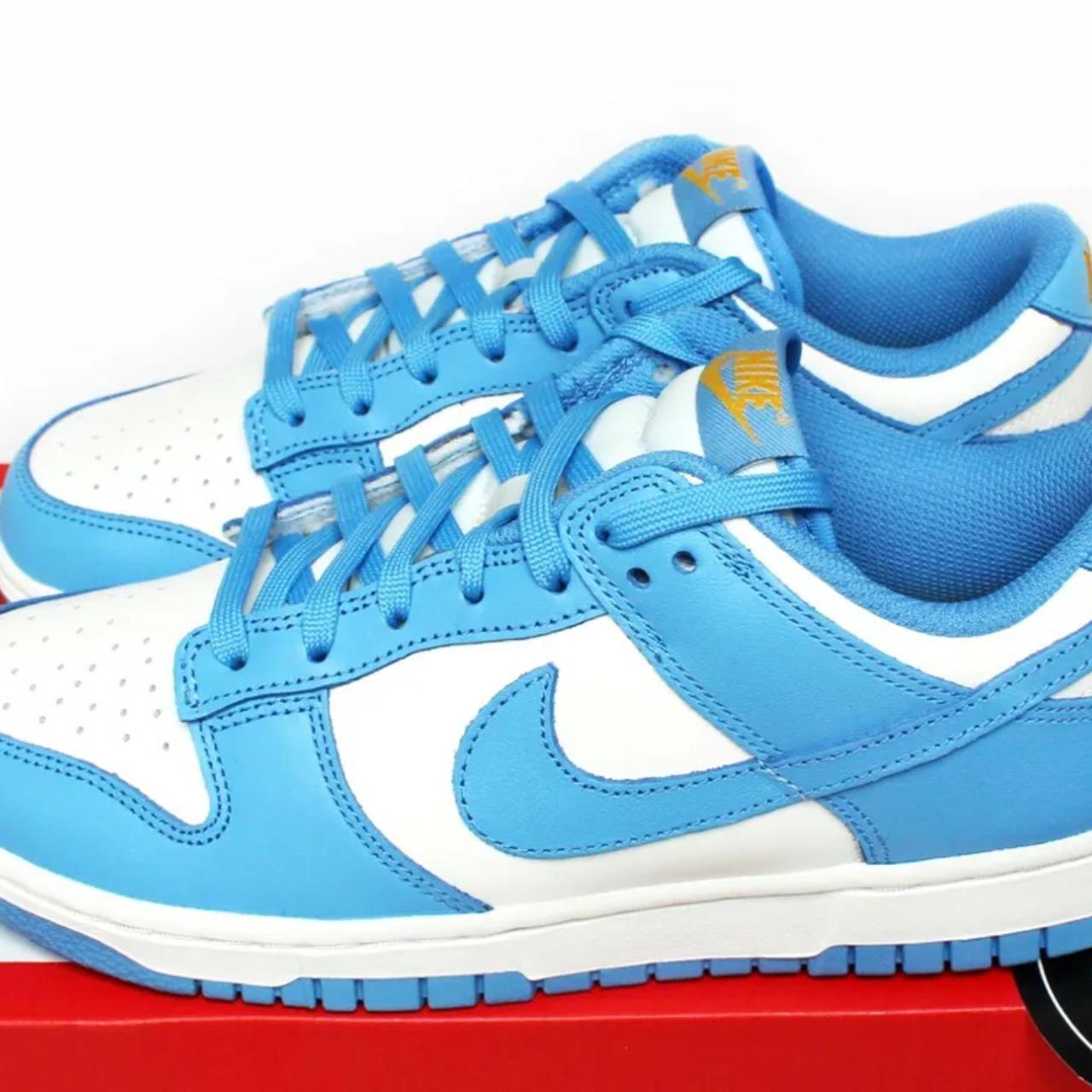 Nike University Blue Dunks Size 7-11 Uk with box - Depop
