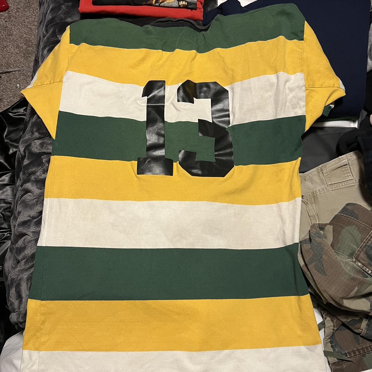 vintage oregon rugby shirt 120cm tall - Depop