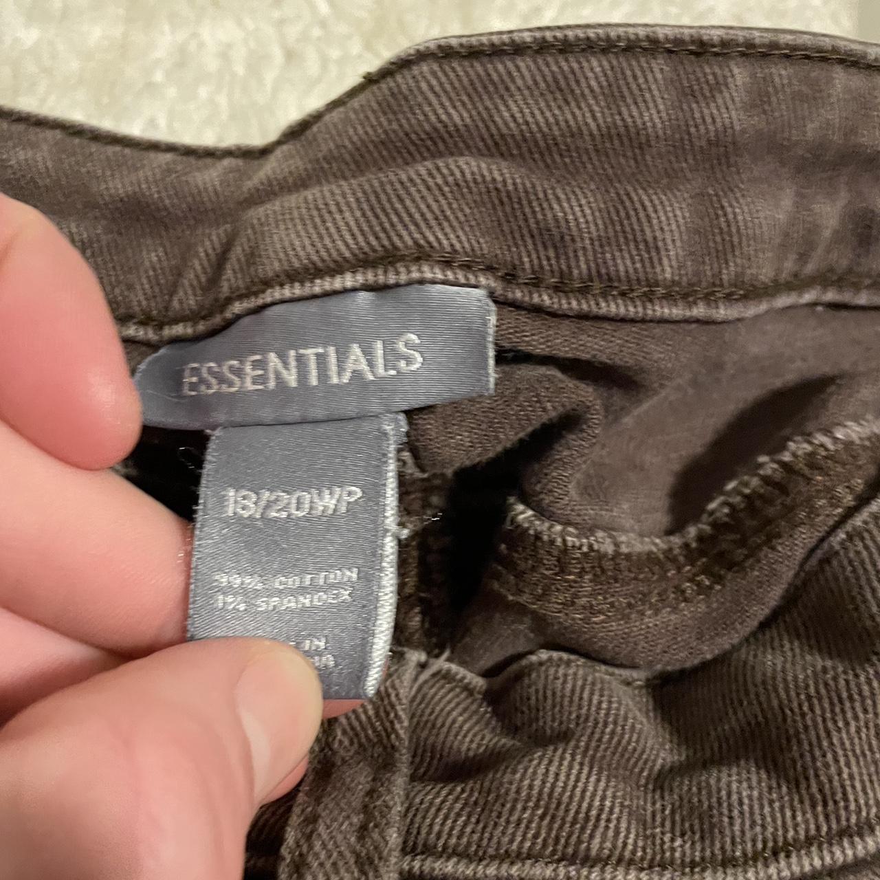 Essentials jeans weird sizing I cant figure out... - Depop