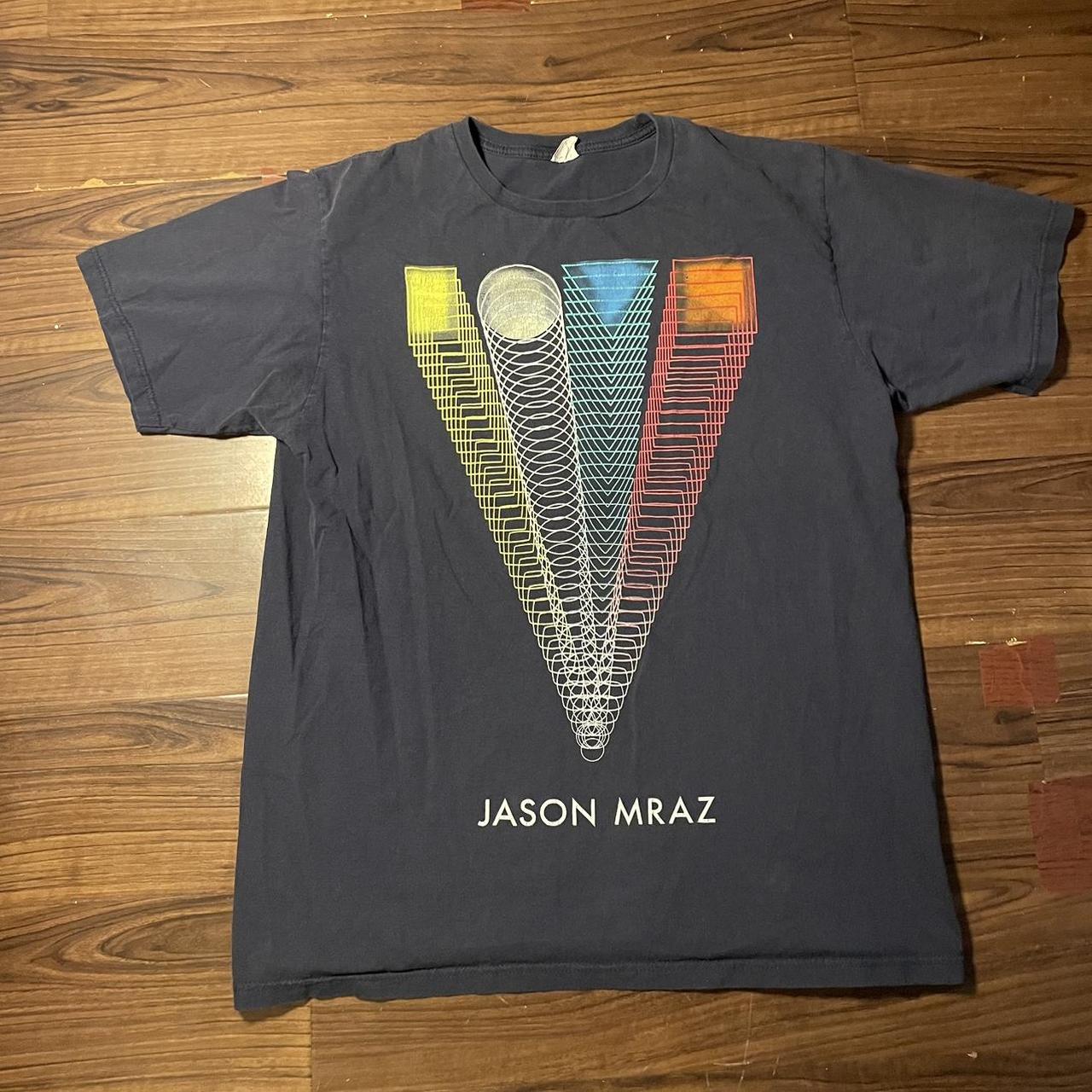 2012 Jason mraz concert shirt small hole on the back - Depop
