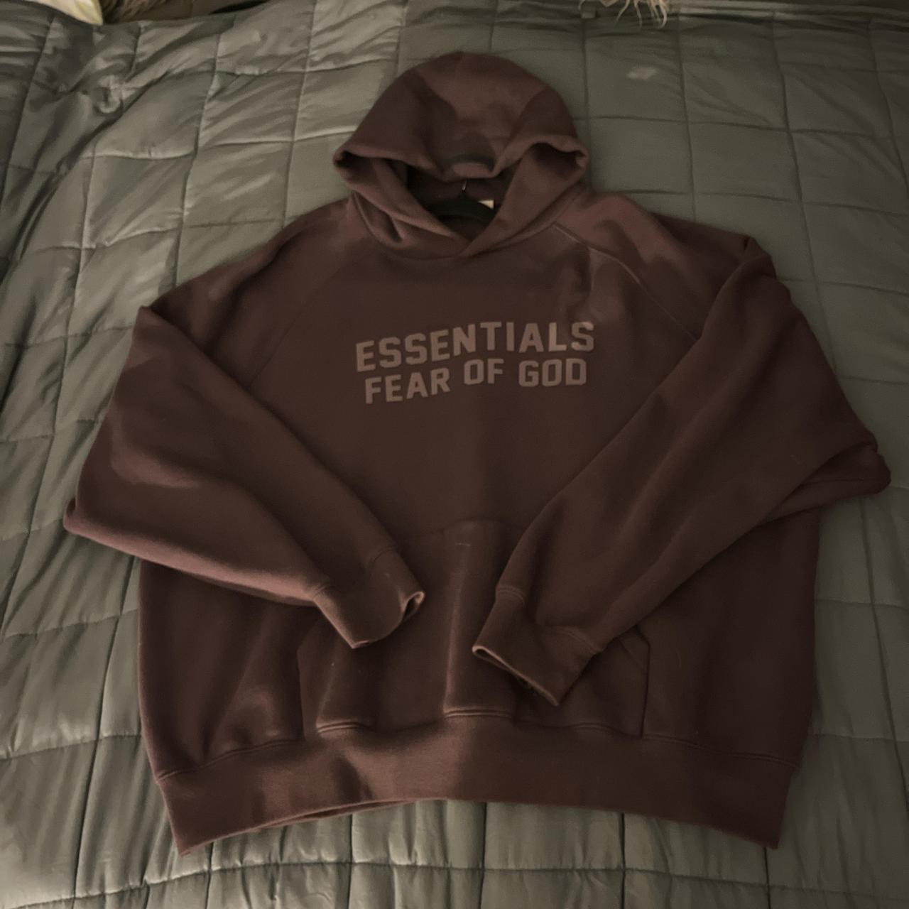 Men’s M Plum Essentials Hoodie StockX (Oversized... - Depop