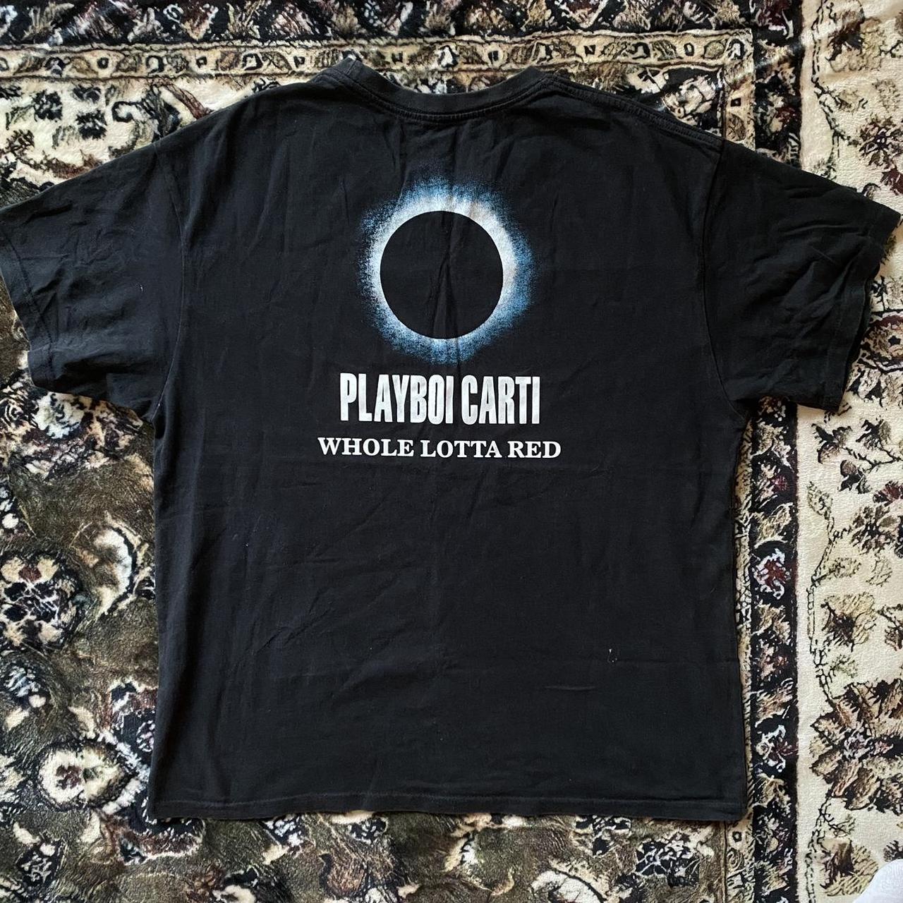 Playboi Carti Whole Lotta Red Tour Merch T-shirt -... - Depop