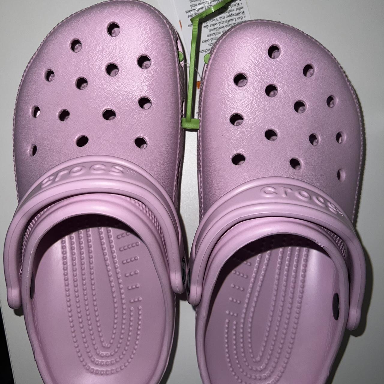 Brand New ‘Ballerina Pink’ crocs. Never been used. - Depop