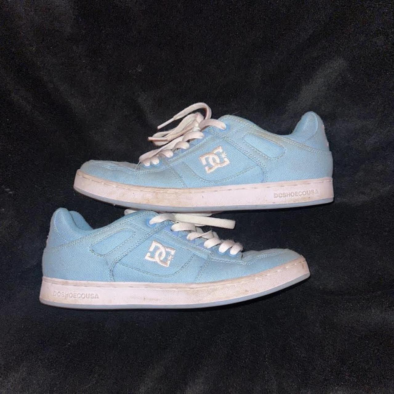 Blue 2000s DC Skater Shoes - Women’s 9, Men’s 7.5 ..... - Depop