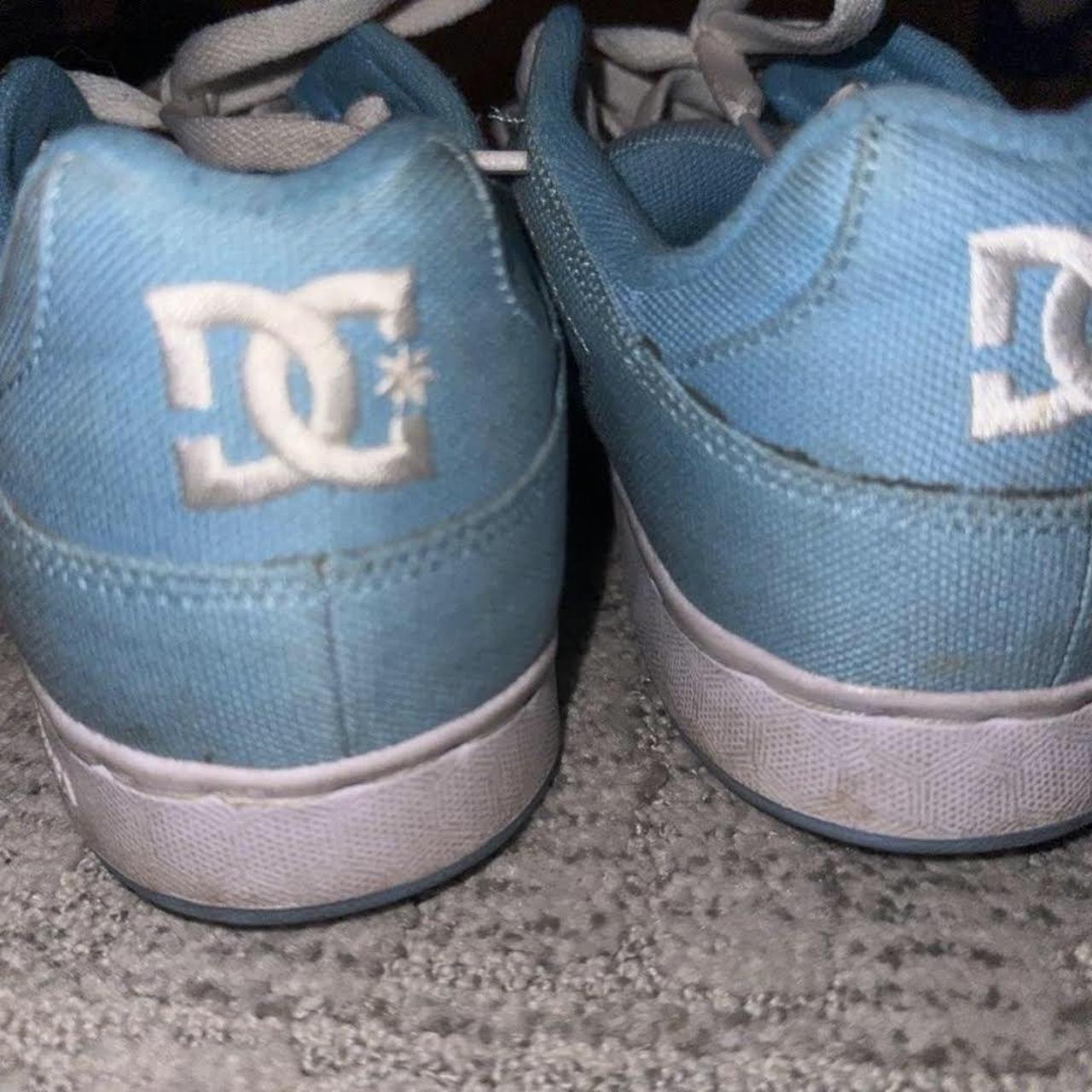 Blue 2000s DC Skater Shoes - Women’s 9, Men’s 7.5 ..... - Depop
