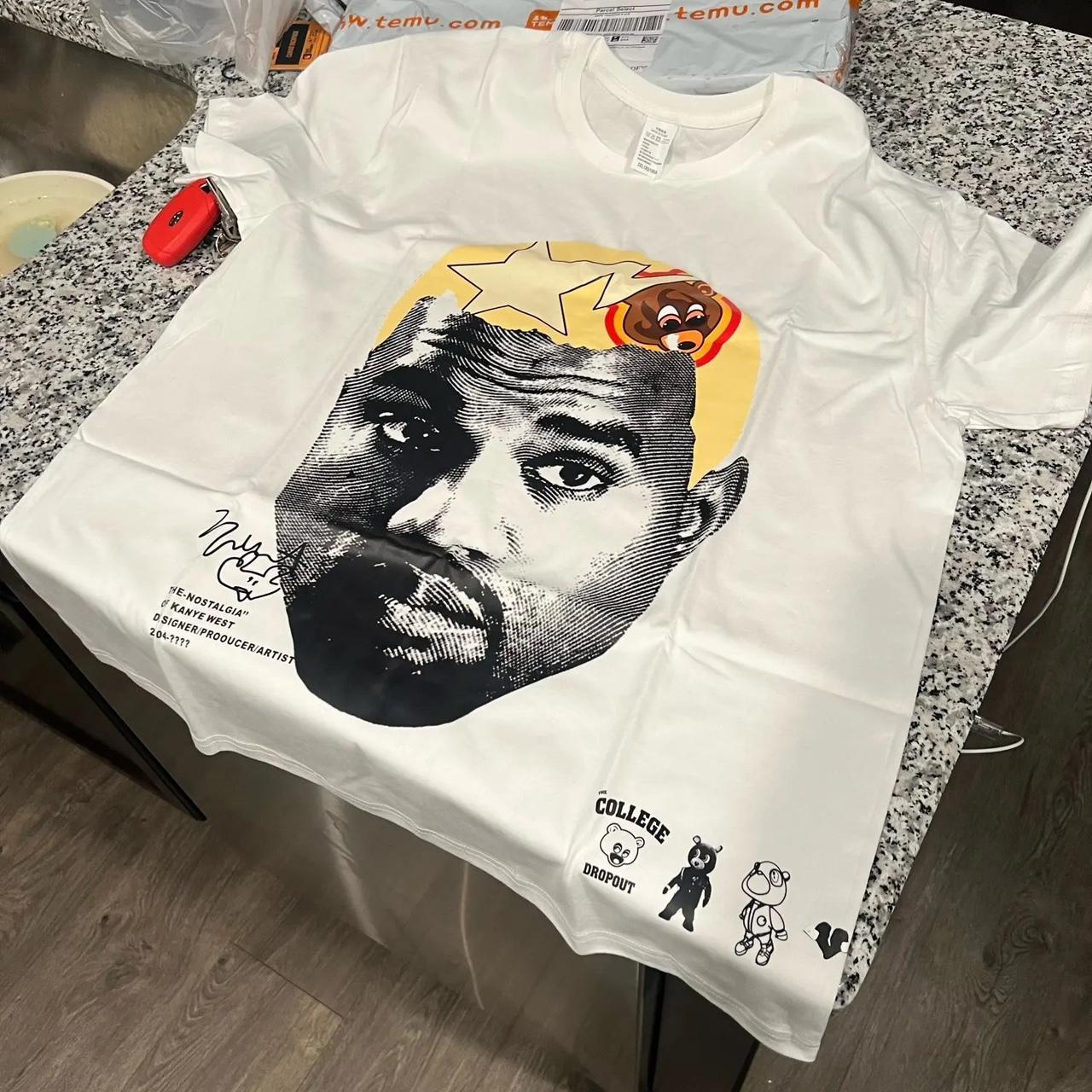 Kanye West Graphic T-shirt - Depop