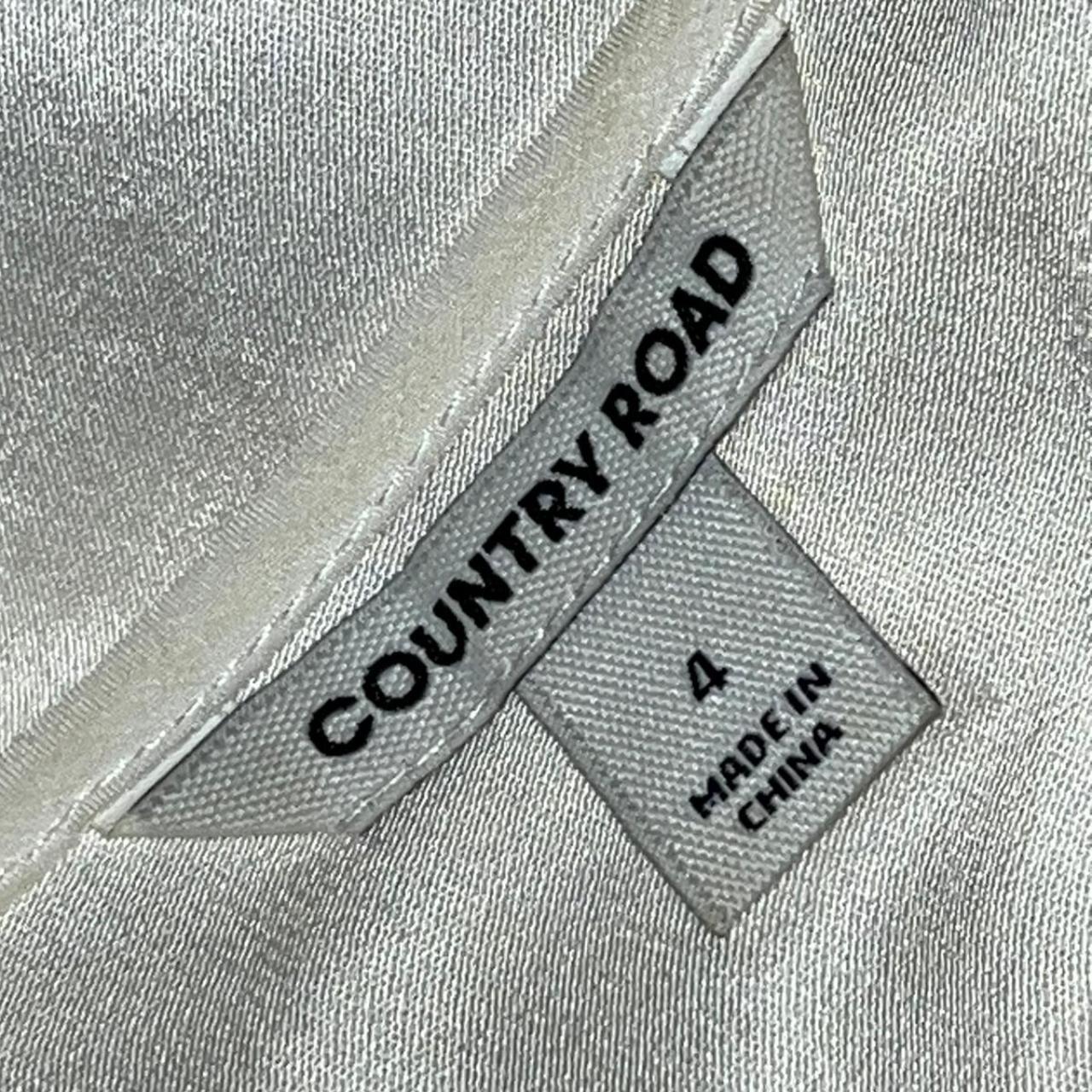 off-white/cream layered country road top, sleeves,... - Depop