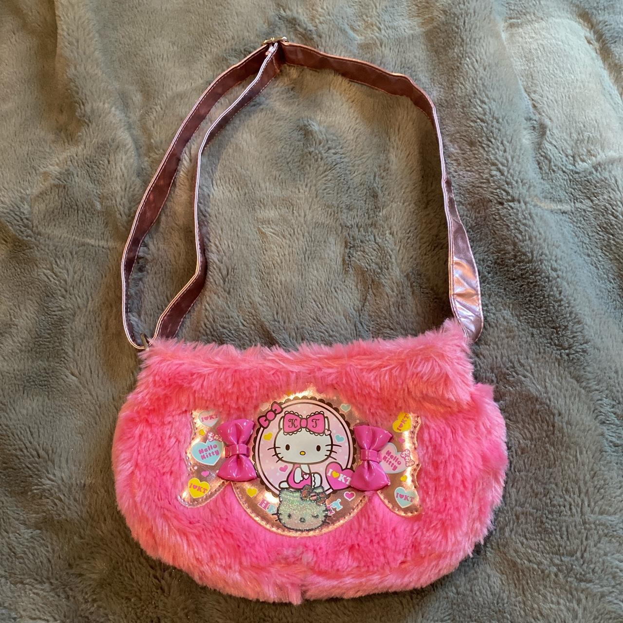 Pink fluffy hello kitty candy bag 💗💗💗 Super cute... - Depop