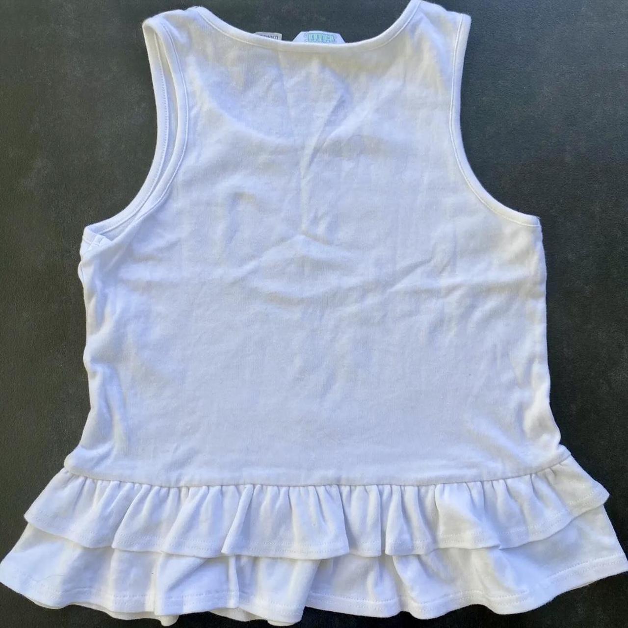 Myer Tilii Girls Singlet Top - White - Layered... - Depop
