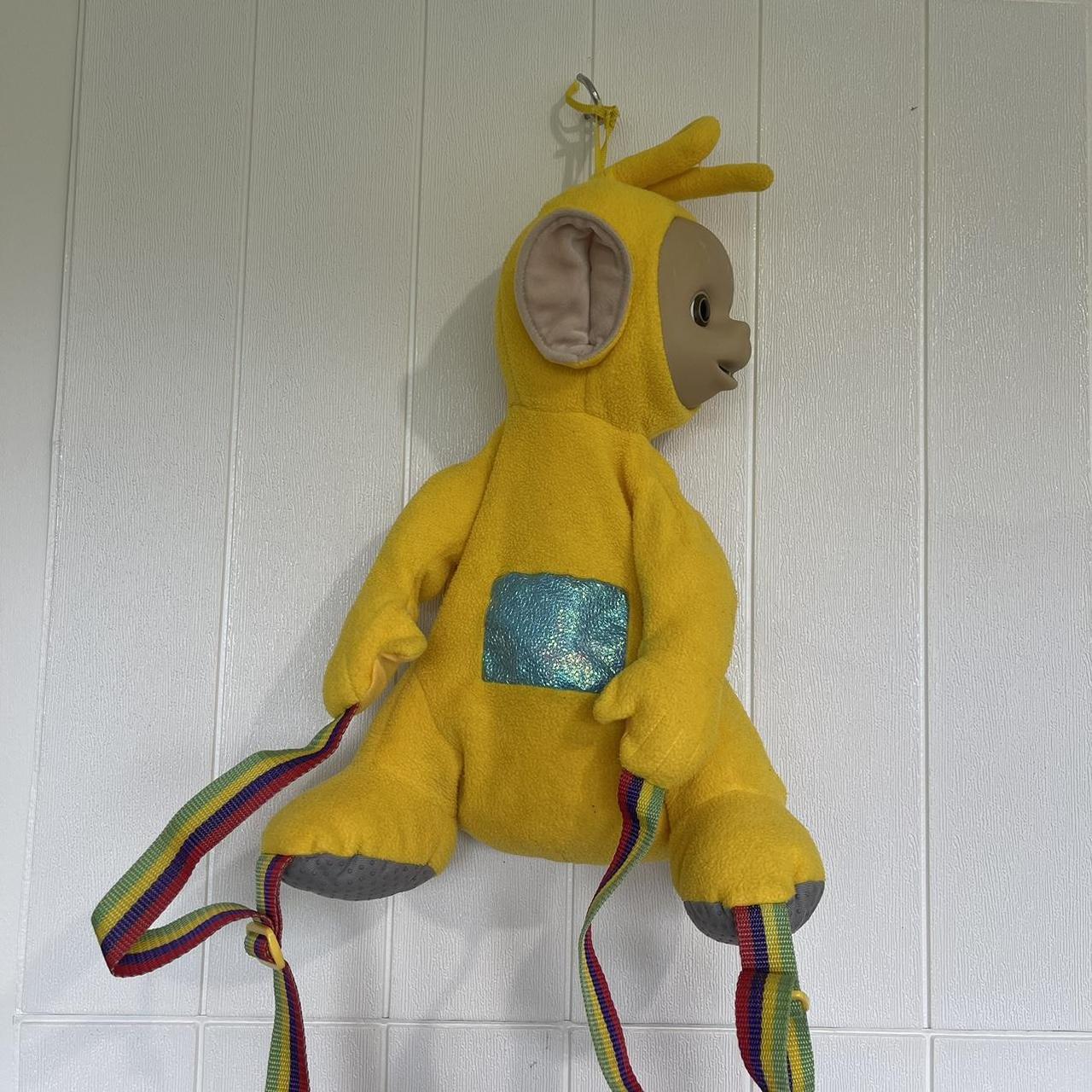 1996 nostalgic Teletubbies back pack Laa laa with... - Depop