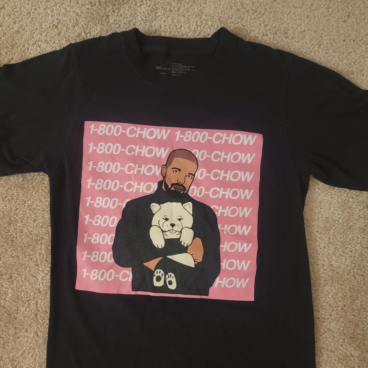 DOG LIMITED 1-800-CHOW DRAKE HOLDING PUPPY 🐶 BLACK... - Depop