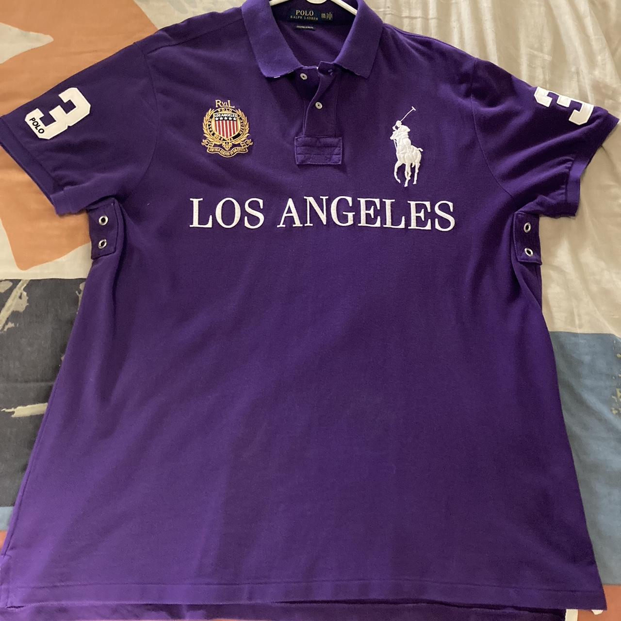 Los Angeles polo triple 3 ️ size XL but fits like large - Depop