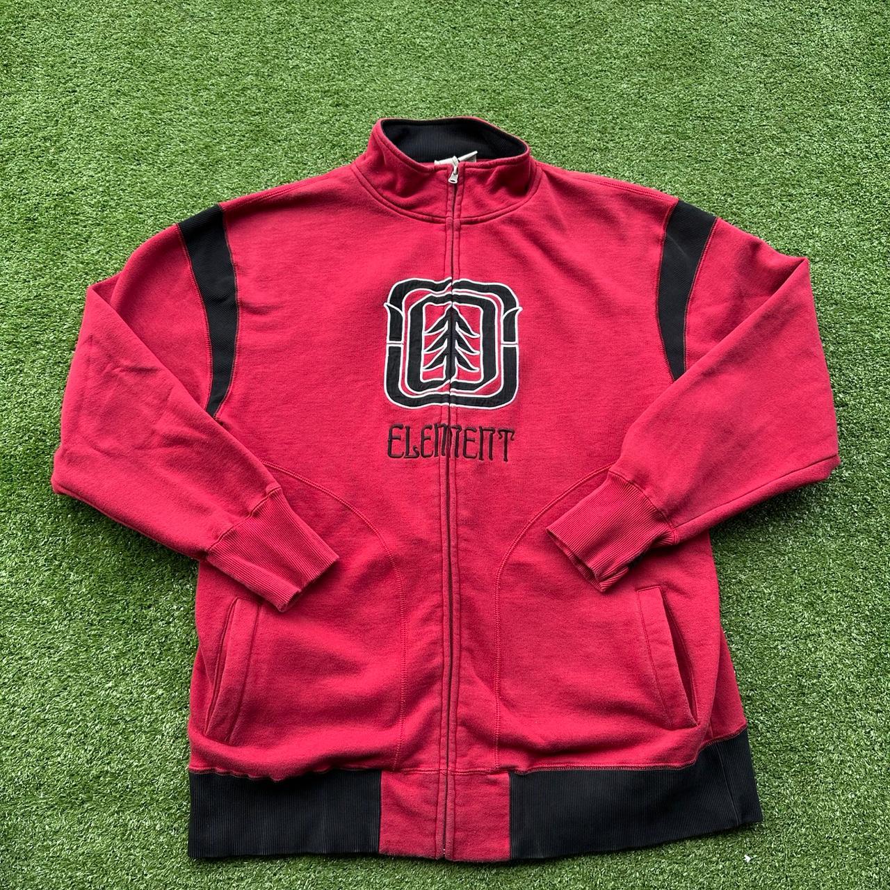 vintage Red Element zip up sweatshirt #skater - Depop