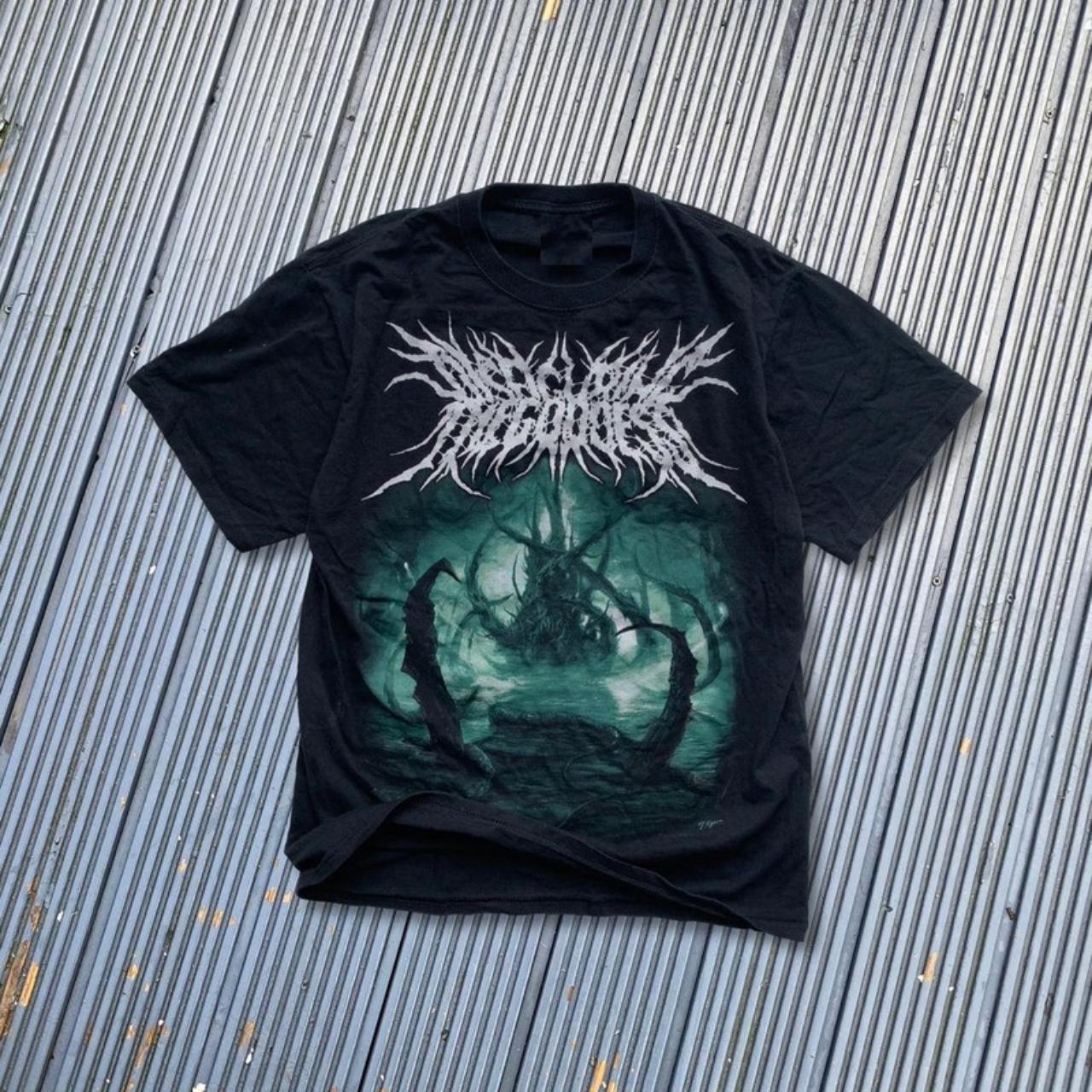 Grunge Gothic Rock T Shirt Gildan Classic Heavy... | Depop